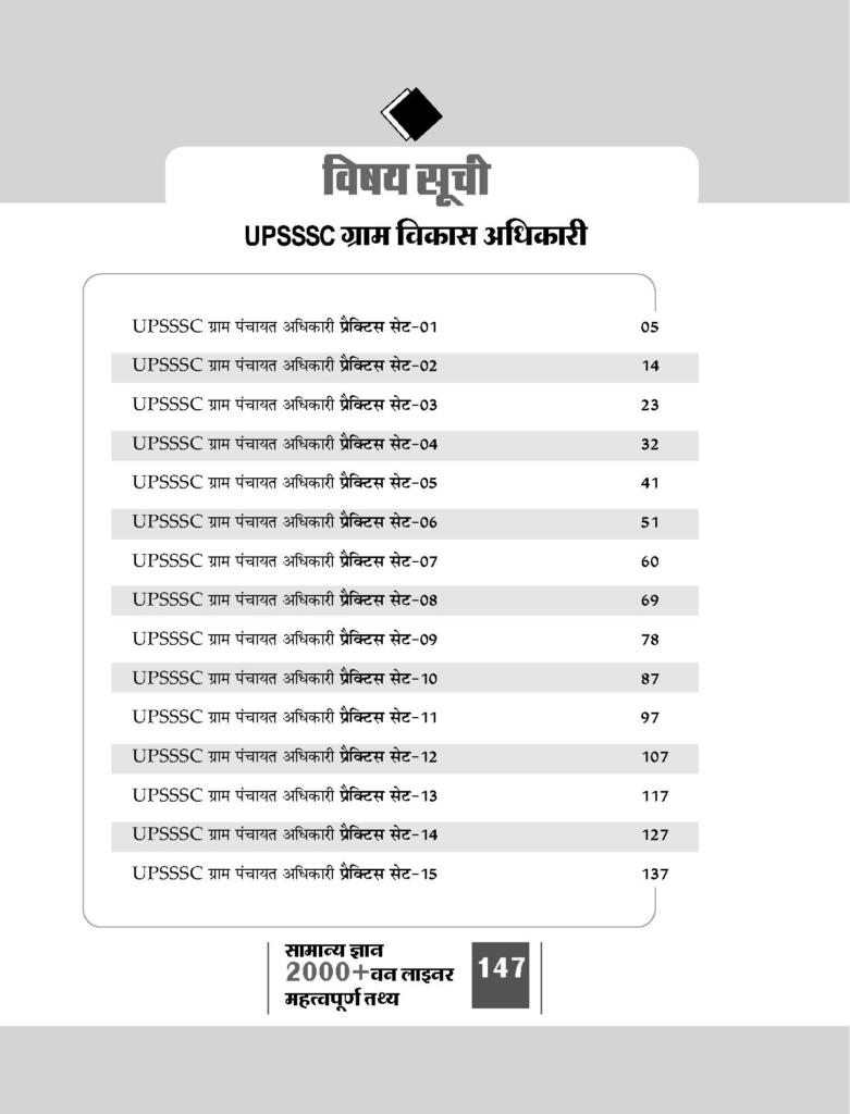 UPSSSC VDO Practice Set - Amar Ujala Udaan